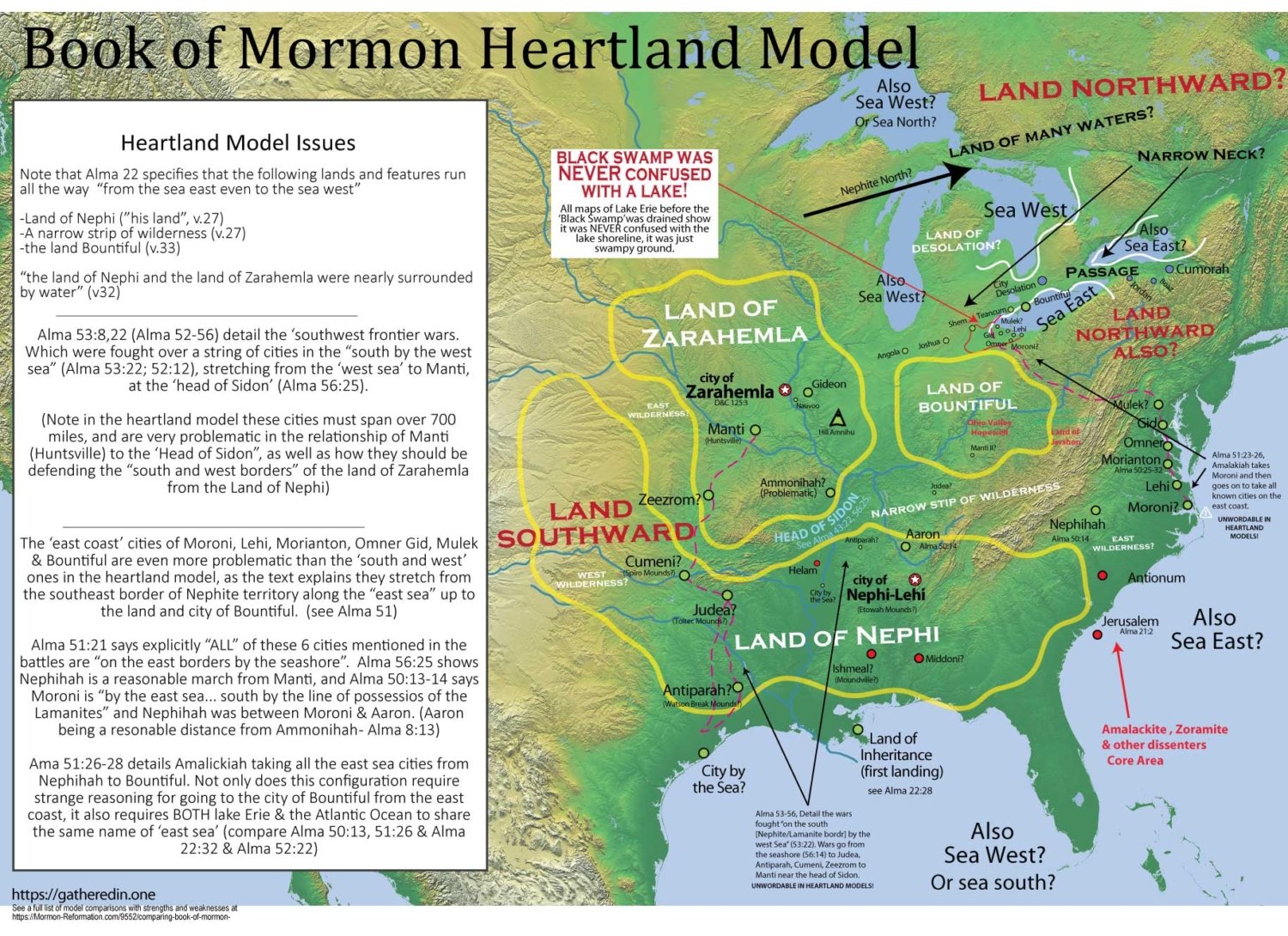 Comparing Book of Mormon Geography Models – GatheredIn.One
